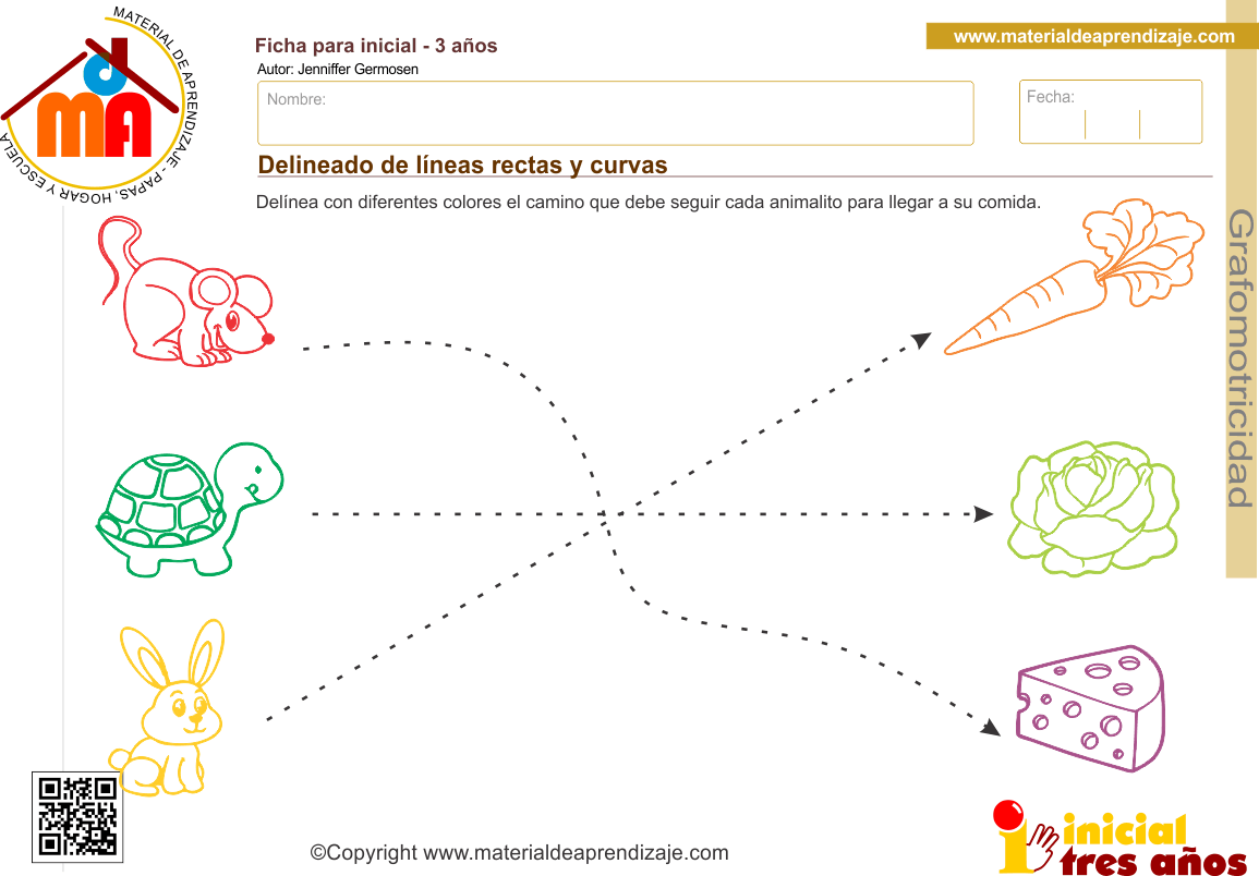 Aprestamiento para niños de 3 años | Maestra de Inicial