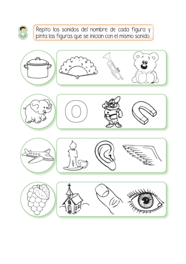 Las cinco vocales - Hojas de Aplicación | Maestra de Inicial